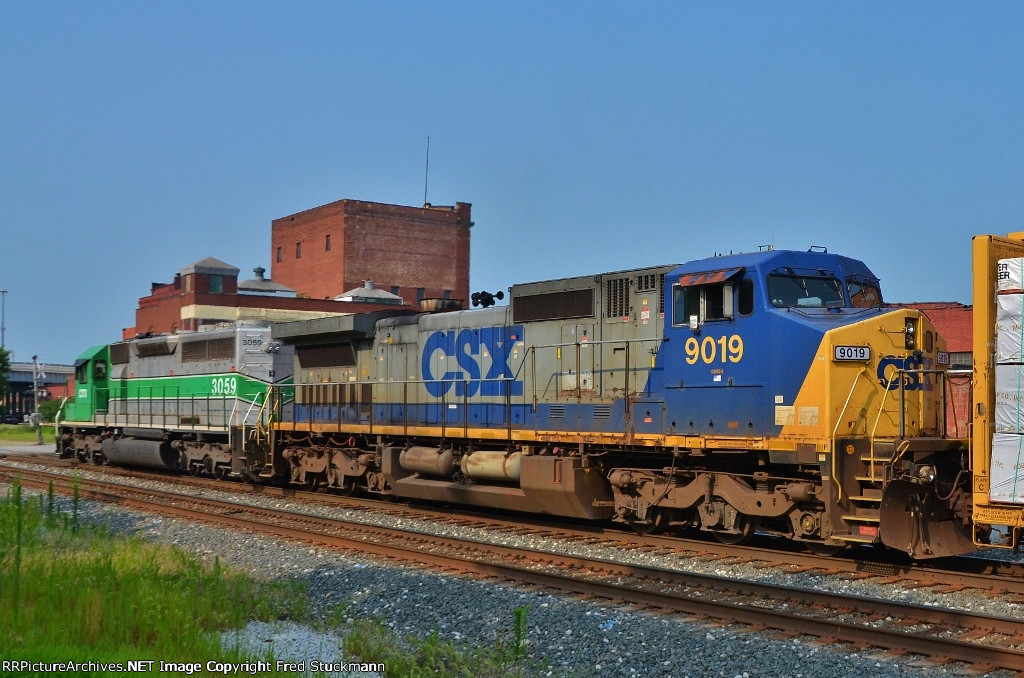 CSX 9019 wraps it up.